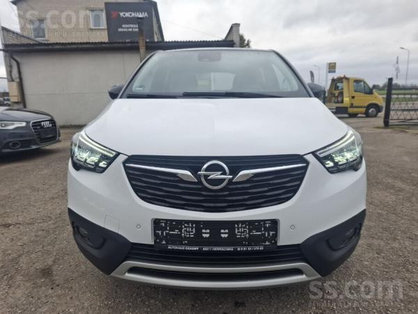 White Opel Crossland X 2019 in Talsi, with an engine capacity of 1.20 L and mileage of 168 thousand km for 8500 €, photo 4 on AUTOMOTO.COM.LV