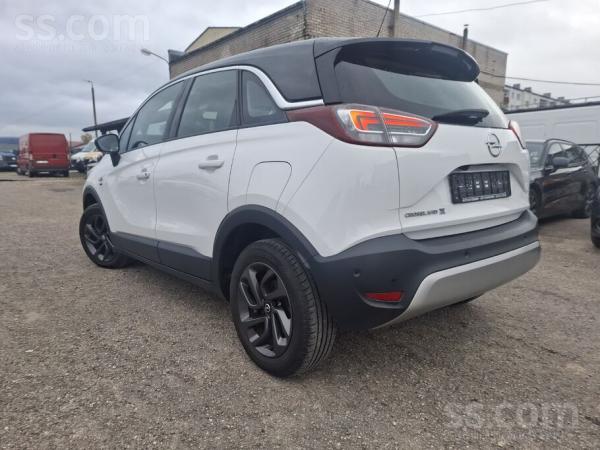 White Opel Crossland X 2019 in Talsi, with an engine capacity of 1.20 L and mileage of 168 thousand km for 8500 €, photo 6 on AUTOMOTO.COM.LV