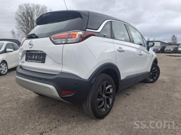 White Opel Crossland X 2019 in Talsi, with an engine capacity of 1.20 L and mileage of 168 thousand km for 8500 €, photo 7 on AUTOMOTO.COM.LV