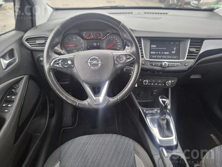 White Opel Crossland X 2019 in Talsi, with an engine capacity of 1.20 L and mileage of 168 thousand km for 8500 €, photo 15 on AUTOMOTO.COM.LV