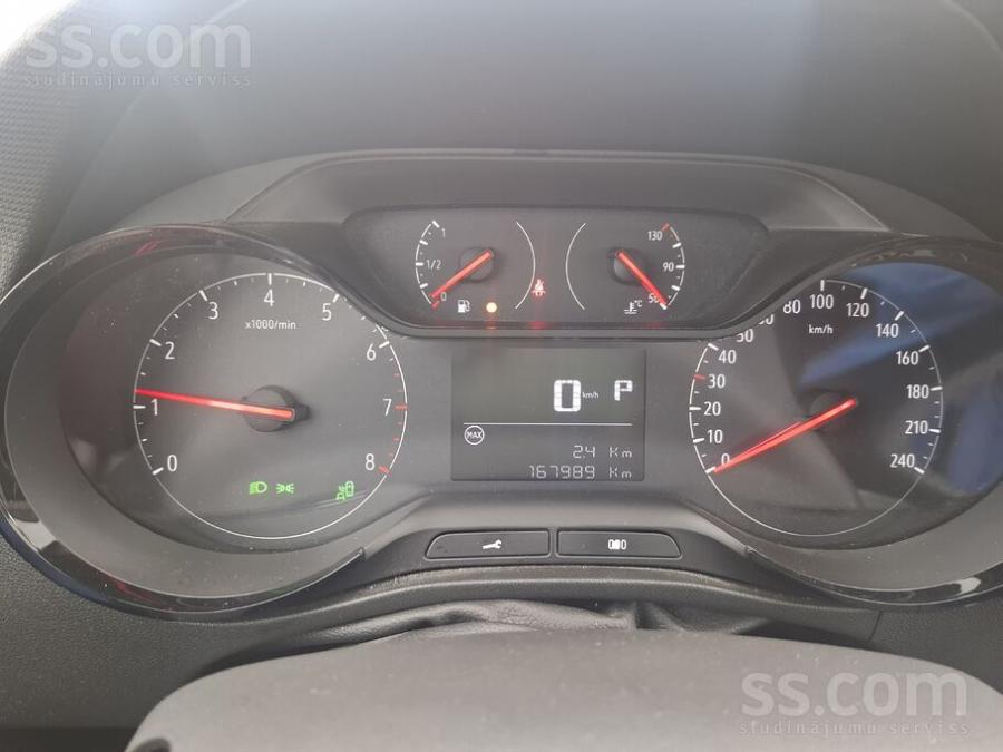 White Opel Crossland X 2019 in Talsi, with an engine capacity of 1.20 L and mileage of 168 thousand km for 8500 €, photo 20 on AUTOMOTO.COM.LV