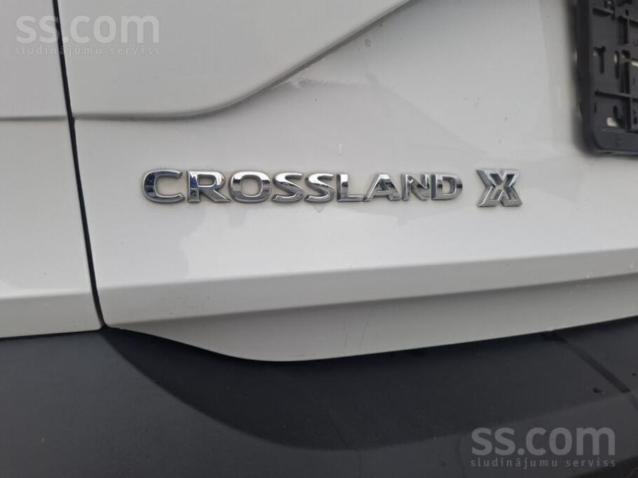 White Opel Crossland X 2019 in Talsi, with an engine capacity of 1.20 L and mileage of 168 thousand km for 8500 €, photo 31 on AUTOMOTO.COM.LV