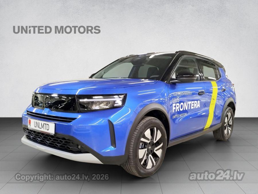 Zils Opel Frontera 2026 Tallina, ar dzinēja tilpumu 0.00 L un nobraukumu 4 tūkst. km par 23990 €, foto 1 vietnē AUTOMOTO.COM.LV