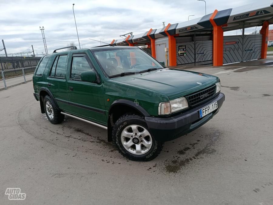 Zaļš Opel Frontera 1998 Šauļi, ar dzinēja tilpumu 2.50 L un nobraukumu 254 tūkst. km par 3400 €, foto 1 vietnē AUTOMOTO.COM.LV