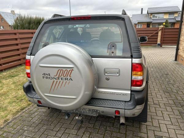 Pelēks Opel Frontera 2001 Vilkaviškis, ar dzinēja tilpumu 2.17 L un nobraukumu 177 tūkst. km par 3900 €, foto 6 vietnē AUTOMOTO.COM.LV