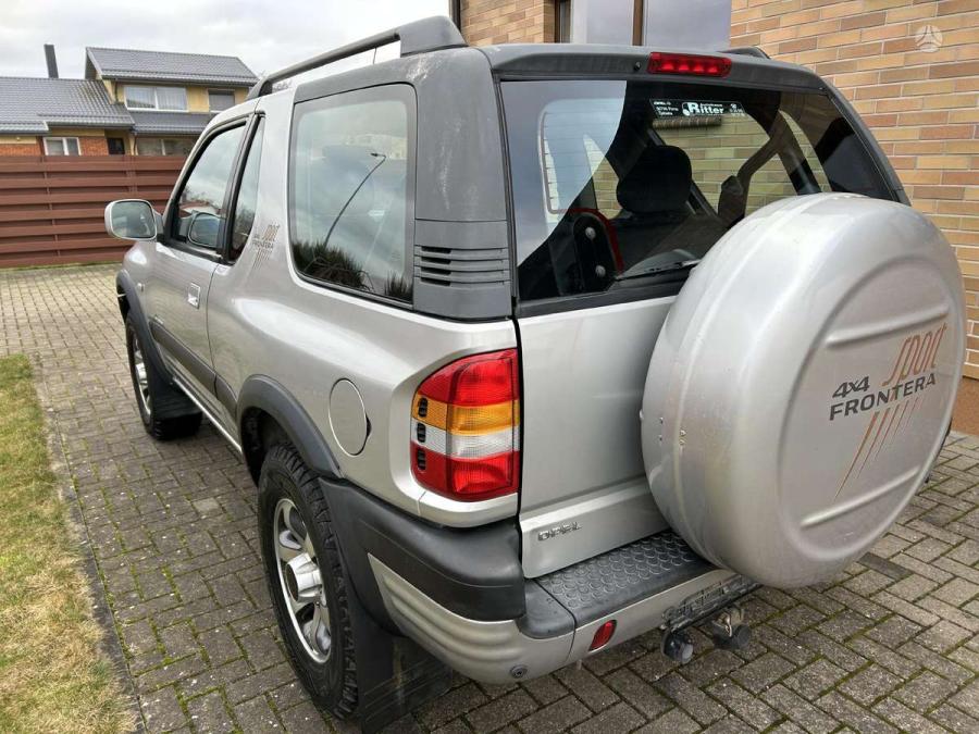 Pelēks Opel Frontera 2001 Vilkaviškis, ar dzinēja tilpumu 2.17 L un nobraukumu 177 tūkst. km par 3900 €, foto 8 vietnē AUTOMOTO.COM.LV