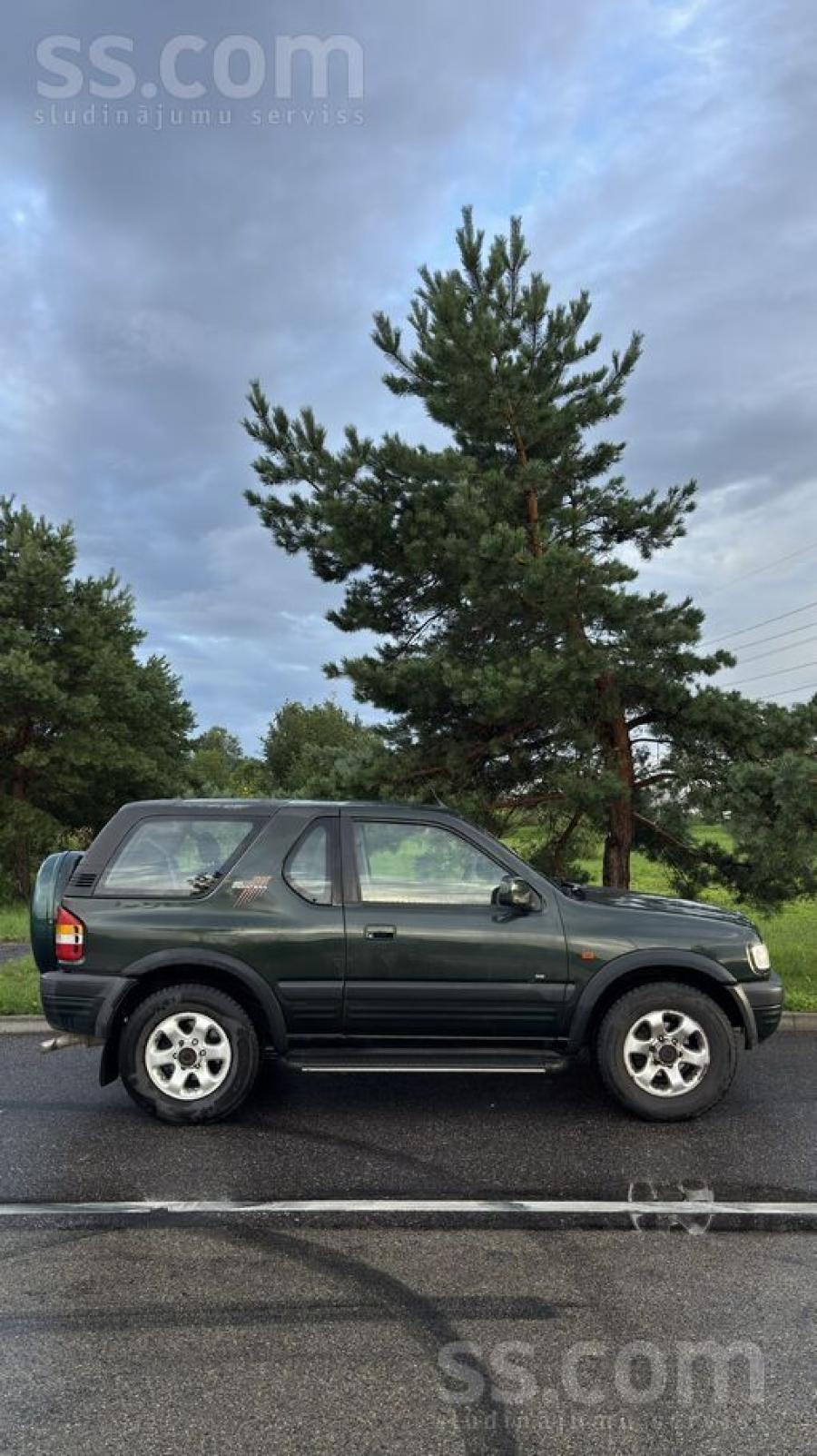 Zaļš Opel Frontera Sport 2000 Rīga, ar dzinēja tilpumu 2.20 L un nobraukumu 350 tūkst. km par 3000 €, foto 4 vietnē AUTOMOTO.COM.LV