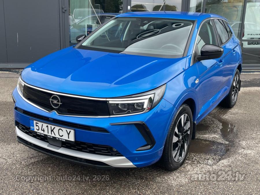 Zils Opel Grandland 2023 Tartu, ar dzinēja tilpumu 1.20 L un nobraukumu 51 tūkst. km par 19990 €, foto 1 vietnē AUTOMOTO.COM.LV