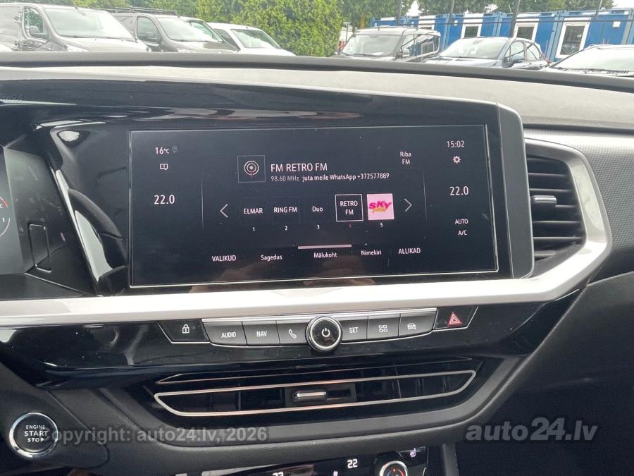 Zils Opel Grandland 2023 Tartu, ar dzinēja tilpumu 1.20 L un nobraukumu 51 tūkst. km par 19990 €, foto 16 vietnē AUTOMOTO.COM.LV