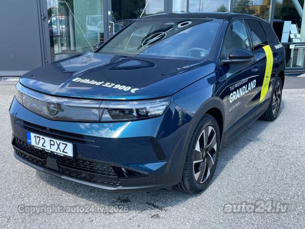Blue Opel Grandland 2025 in Tartu, with an engine capacity of 1.20 L and mileage of 6 thousand km for 31900 €, photo 1 on AUTOMOTO.COM.LV