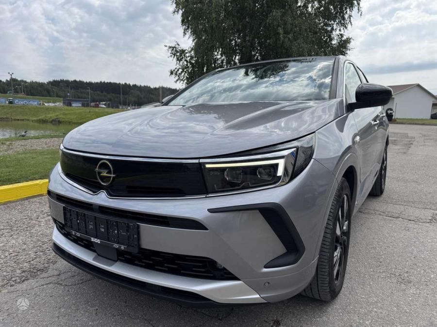 Pelēks Opel Grandland 2022 Viļņa, ar dzinēja tilpumu 1.50 L un nobraukumu 190 tūkst. km par 11970 €, foto 1 vietnē AUTOMOTO.COM.LV