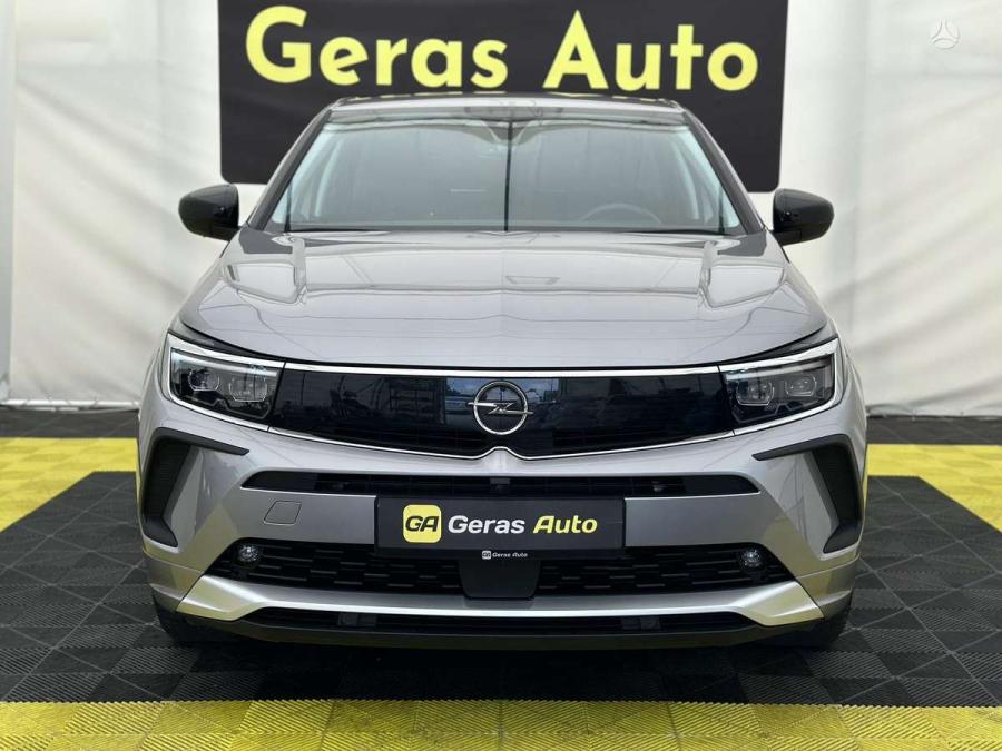 Grey Opel Grandland 2022 in Vilnius, with an engine capacity of 1.60 L and mileage of 96 thousand km for 18990 €, photo 3 on AUTOMOTO.COM.LV
