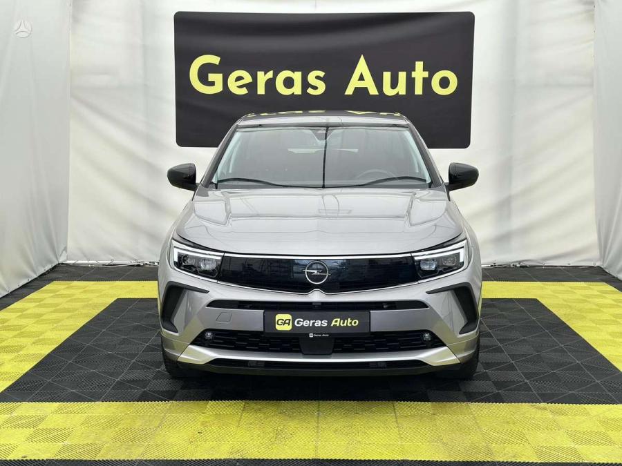 Grey Opel Grandland 2022 in Vilnius, with an engine capacity of 1.60 L and mileage of 96 thousand km for 18990 €, photo 8 on AUTOMOTO.COM.LV