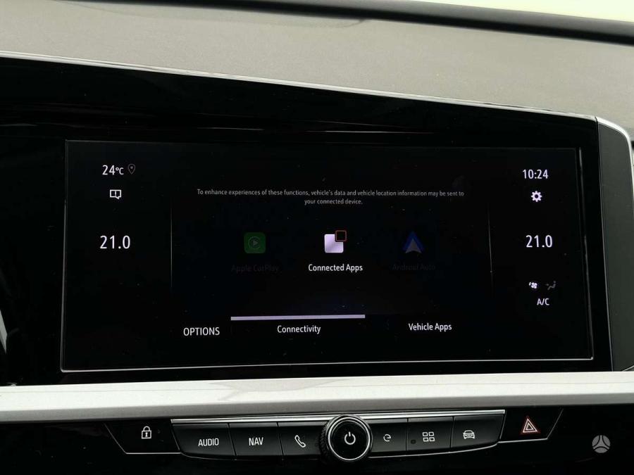 Grey Opel Grandland 2022 in Vilnius, with an engine capacity of 1.60 L and mileage of 96 thousand km for 18990 €, photo 22 on AUTOMOTO.COM.LV