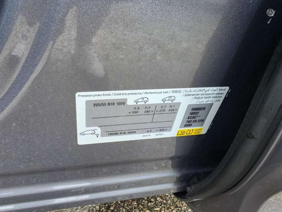 Grey Opel Grandland 2023 in Vilnius, with an engine capacity of 1.50 L and mileage of 129 thousand km for 15367 €, photo 12 on AUTOMOTO.COM.LV