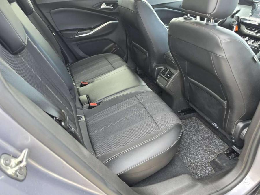 Grey Opel Grandland 2023 in Vilnius, with an engine capacity of 1.50 L and mileage of 129 thousand km for 15367 €, photo 14 on AUTOMOTO.COM.LV