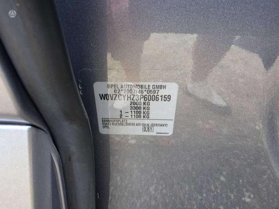 Grey Opel Grandland 2023 in Vilnius, with an engine capacity of 1.50 L and mileage of 129 thousand km for 15367 €, photo 18 on AUTOMOTO.COM.LV