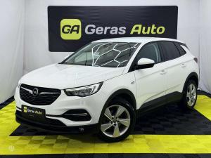 White Opel Grandland 2020 in Vilnius, with an engine capacity of 1.20 L and mileage of 98 thousand km for 11450 €, photo  on AUTOMOTO.COM.LV