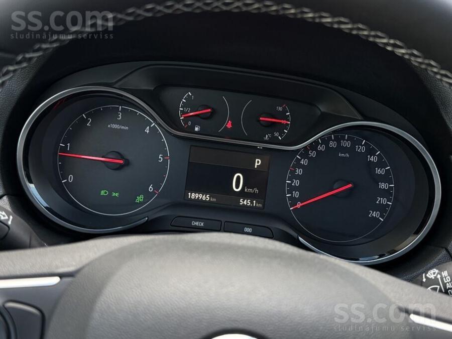 Black Opel Grandland X 2018 in Tukums, with an engine capacity of 2.00 L and mileage of 189 thousand km for 14299 €, photo 12 on AUTOMOTO.COM.LV
