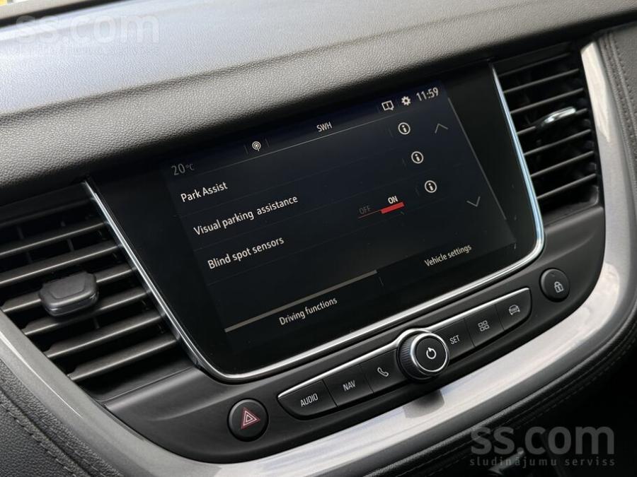 Black Opel Grandland X 2018 in Tukums, with an engine capacity of 2.00 L and mileage of 189 thousand km for 14299 €, photo 21 on AUTOMOTO.COM.LV