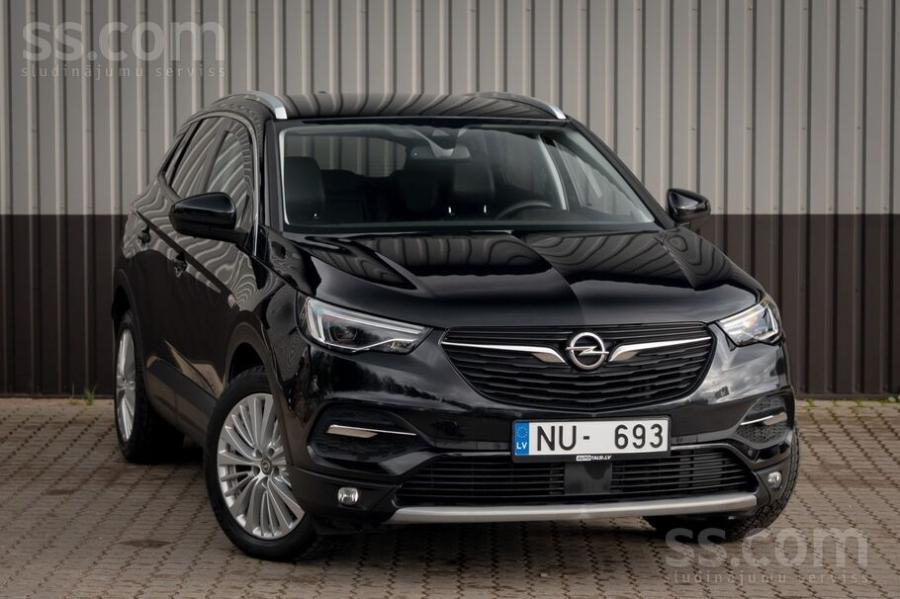 Черный Опель Grandland X 2018 в Талси, объемом двигателя 1.60 л и пробегом 222 тыс. км за 9950 €, фото 1 на AUTOMOTO.COM.LV