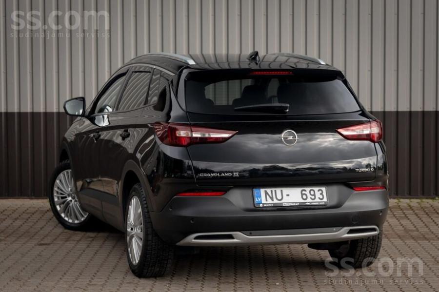 Черный Опель Grandland X 2018 в Талси, объемом двигателя 1.60 л и пробегом 222 тыс. км за 9950 €, фото 5 на AUTOMOTO.COM.LV