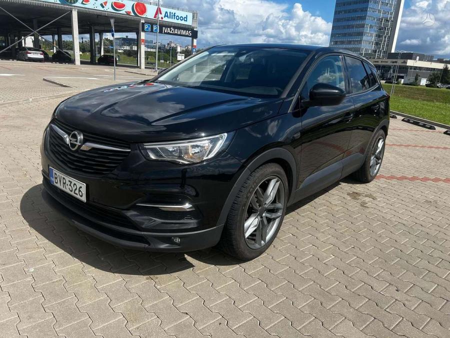Melns Opel Grandland X 2019 Viļņa, ar dzinēja tilpumu 1.20 L un nobraukumu 110 tūkst. km par 9200 €, foto 1 vietnē AUTOMOTO.COM.LV