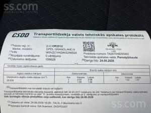 Черный Опель Grandland X 2019 в Талси, объемом двигателя 1.50 л и пробегом 160 тыс. км за 12999 €, фото 23 на AUTOMOTO.COM.LV