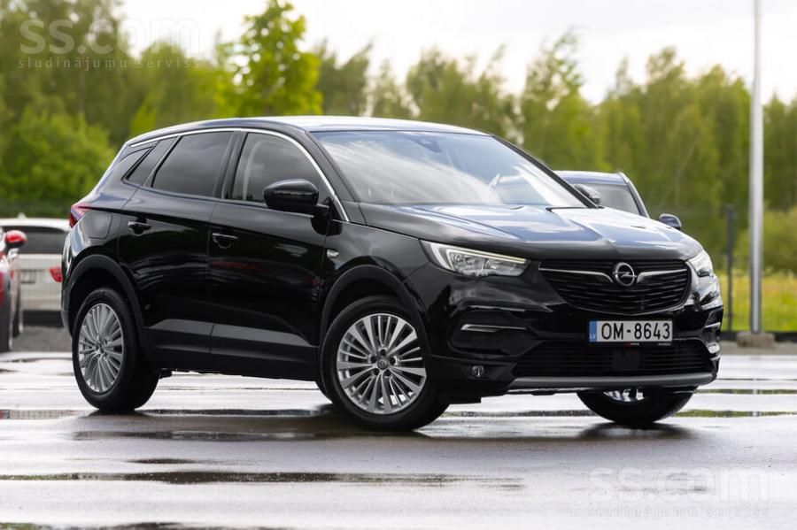 Black Opel Grandland X 2019 in Jelgava, with an engine capacity of 1.20 L and mileage of 133 thousand km for 8950 €, photo 25 on AUTOMOTO.COM.LV