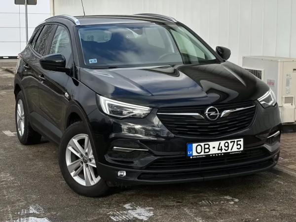 Melns Opel Grandland X 2020 Rīga, ar dzinēja tilpumu 1.20 L un nobraukumu 90 tūkst. km par 11500 €, foto 1 vietnē AUTOMOTO.COM.LV