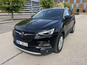 Black Opel Grandland X 2020 in Riga, with an engine capacity of 1.60 L and mileage of 75 thousand km for 13500 €, photo  on AUTOMOTO.COM.LV
