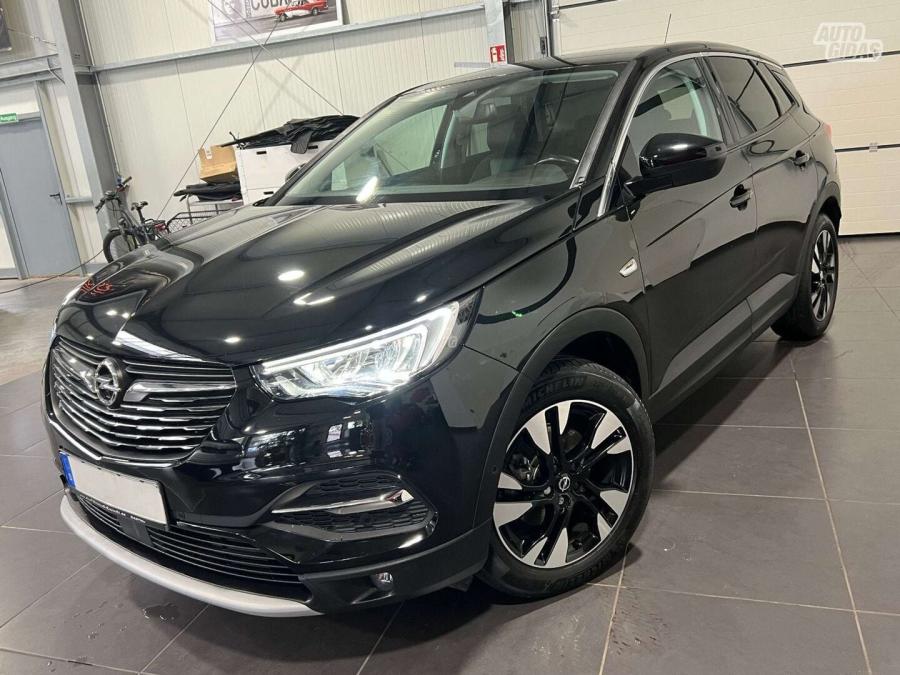 Melns Opel Grandland X 2021 Kauņa, ar dzinēja tilpumu 1.20 L un nobraukumu 46 tūkst. km par 21693 €, foto 1 vietnē AUTOMOTO.COM.LV