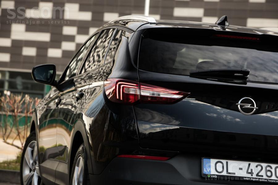 Melns Opel Grandland X 2021 Rīga, ar dzinēja tilpumu 1.60 L un nobraukumu 0 tūkst. km par 15900 €, foto 8 vietnē AUTOMOTO.COM.LV