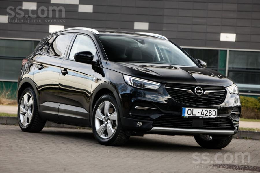 Melns Opel Grandland X 2021 Rīga, ar dzinēja tilpumu 1.60 L un nobraukumu 0 tūkst. km par 15900 €, foto 1 vietnē AUTOMOTO.COM.LV