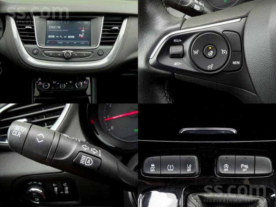 Melns Opel Grandland X 2021 Rīga, ar dzinēja tilpumu 1.50 L un nobraukumu 118 tūkst. km par 12900 €, foto 14 vietnē AUTOMOTO.COM.LV