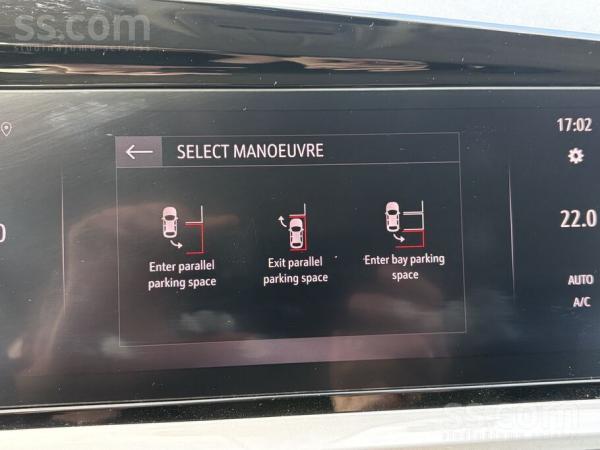 Black Opel Grandland X 2022 in Ventspils, with an engine capacity of 1.60 L and mileage of 56 thousand km for 25390 €, photo 8 on AUTOMOTO.COM.LV