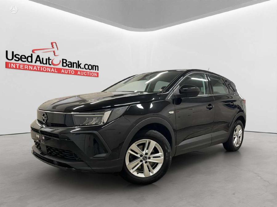 Black Opel Grandland X 2023 in Marijampole, with an engine capacity of 1.50 L and mileage of 100 thousand km for 16154 €, photo 1 on AUTOMOTO.COM.LV