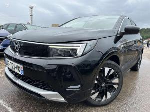 Black Opel Grandland X 2023 in Vilnius, with an engine capacity of 1.20 L and mileage of 121 thousand km for 14882 €, photo  on AUTOMOTO.COM.LV