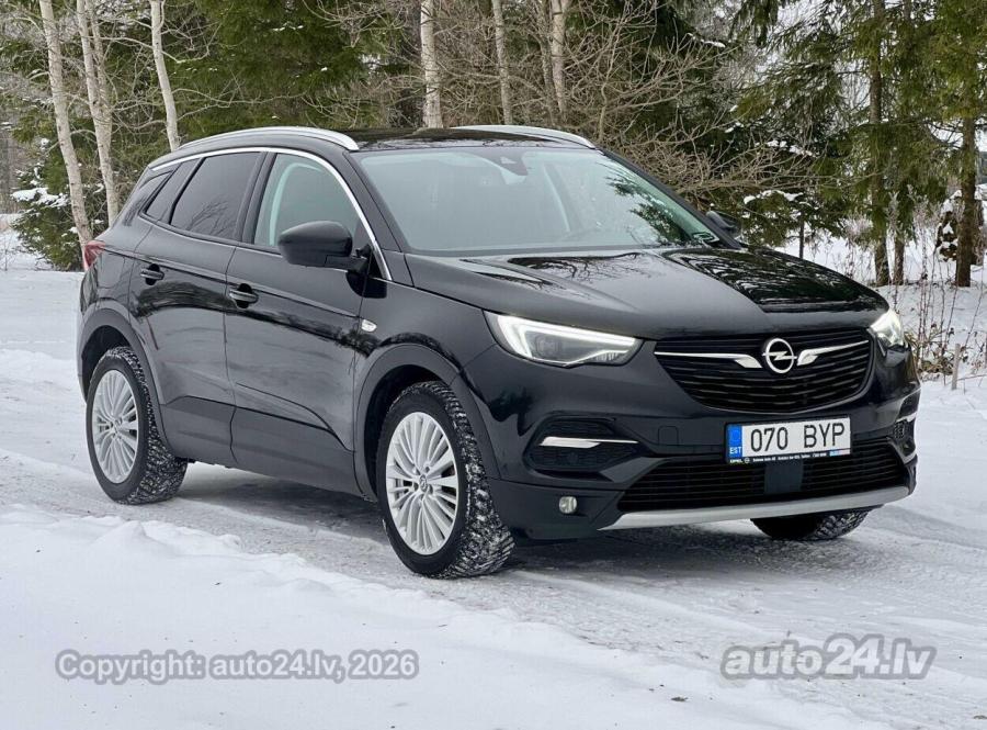 Black Opel Grandland X 2018 in Tallinn, with an engine capacity of 1.60 L and mileage of 236 thousand km for 13600 €, photo 10 on AUTOMOTO.COM.LV