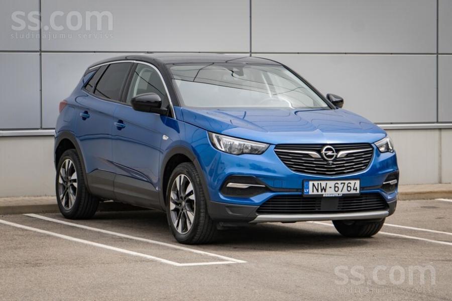 Zils Opel Grandland X 2017 Rīga, ar dzinēja tilpumu 1.20 L un nobraukumu 181 tūkst. km par 9995 €, foto 4 vietnē AUTOMOTO.COM.LV