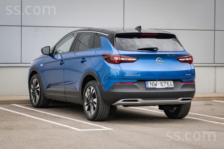 Zils Opel Grandland X 2017 Rīga, ar dzinēja tilpumu 1.20 L un nobraukumu 181 tūkst. km par 9995 €, foto 7 vietnē AUTOMOTO.COM.LV