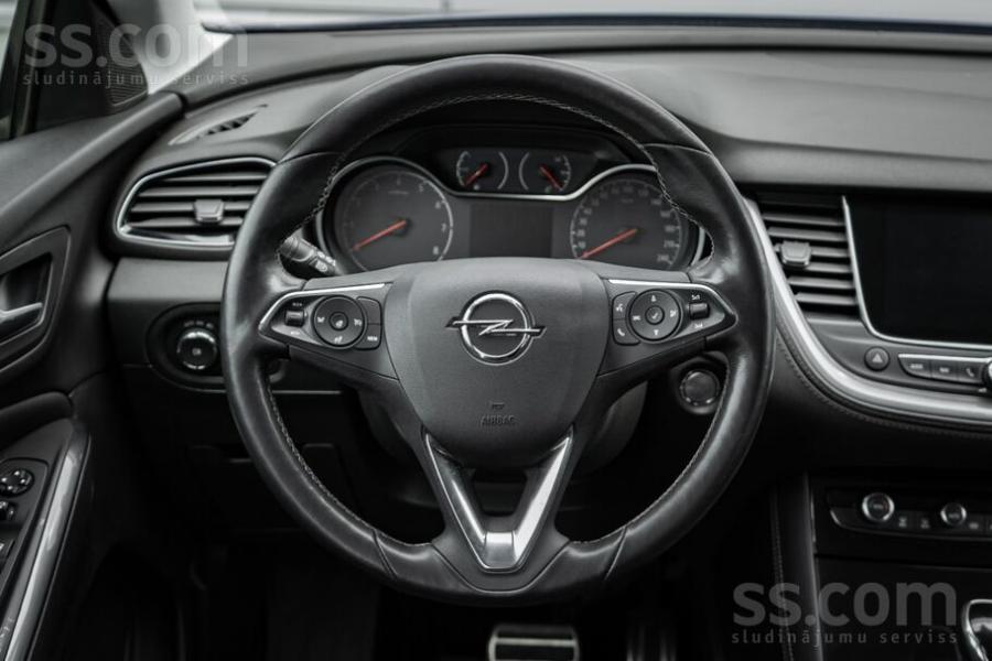 Zils Opel Grandland X 2017 Rīga, ar dzinēja tilpumu 1.20 L un nobraukumu 181 tūkst. km par 9995 €, foto 20 vietnē AUTOMOTO.COM.LV
