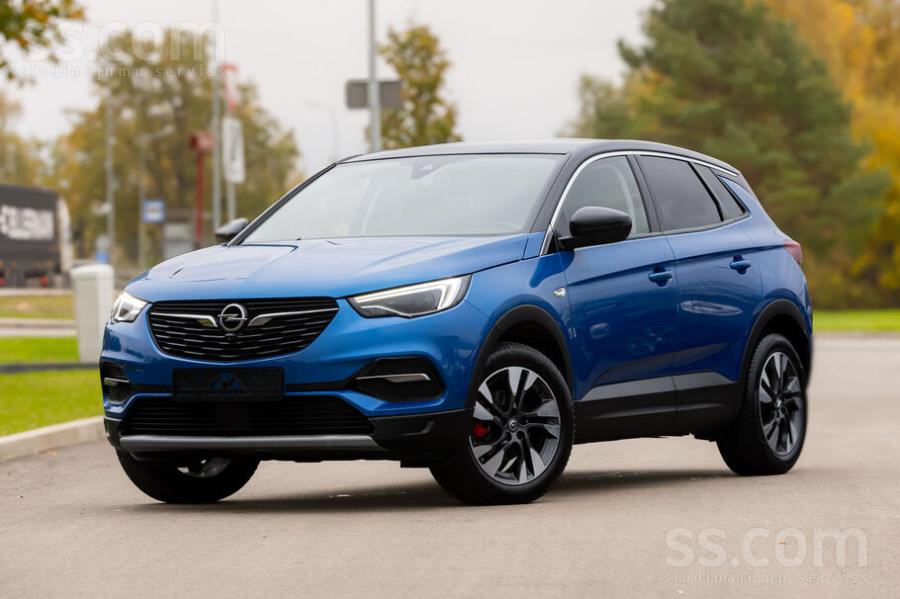 Zils Opel Grandland X 2017 Jelgava, ar dzinēja tilpumu 1.20 L un nobraukumu 0 tūkst. km par 10950 €, foto 1 vietnē AUTOMOTO.COM.LV