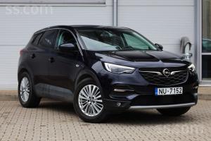 Blue Opel Grandland X 2018 in Riga, with an engine capacity of 1.20 L and mileage of 0 thousand km for 8995 €, photo 3 on AUTOMOTO.COM.LV