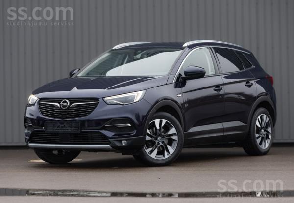 Blue Opel Grandland X 2018 in Jelgava, with an engine capacity of 1.20 L and mileage of 0 thousand km for 9495 €, photo 1 on AUTOMOTO.COM.LV
