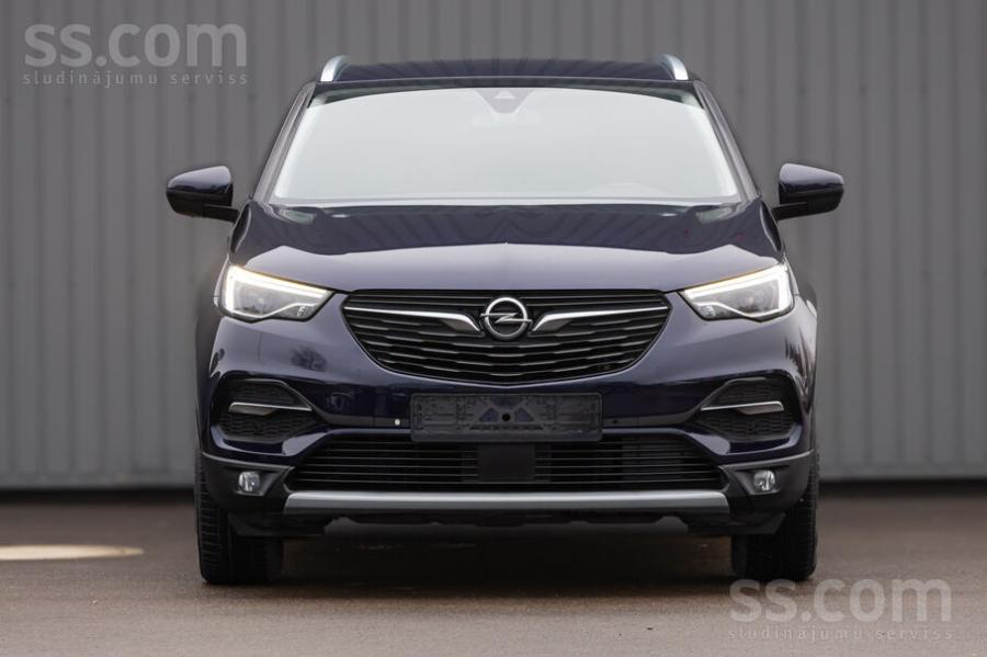 Blue Opel Grandland X 2018 in Jelgava, with an engine capacity of 1.20 L and mileage of 0 thousand km for 9495 €, photo 3 on AUTOMOTO.COM.LV