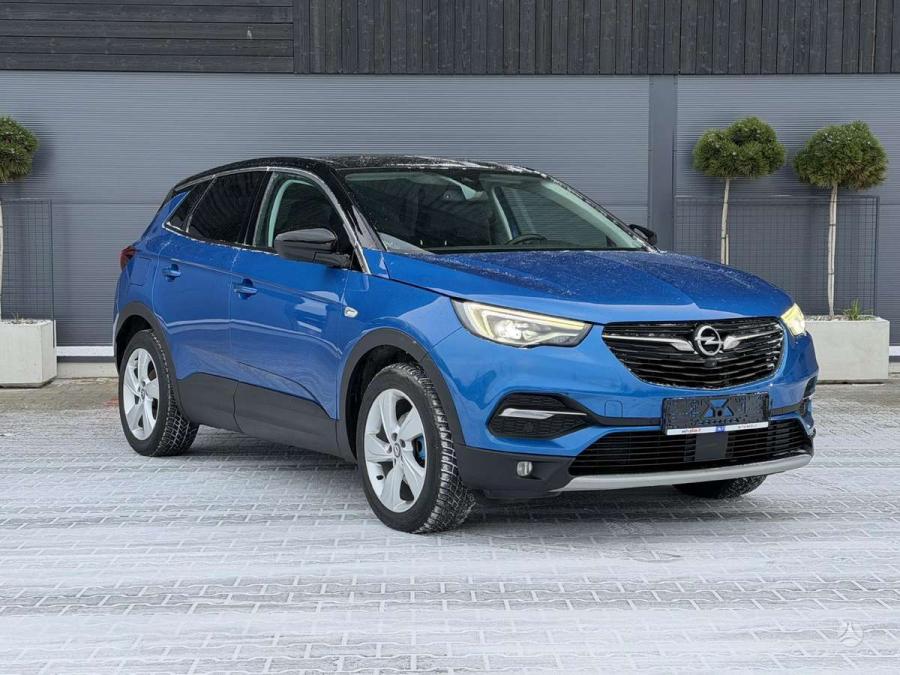 Blue Opel Grandland X 2018 in Siauliai, with an engine capacity of 1.50 L and mileage of 188 thousand km for 14190 €, photo 1 on AUTOMOTO.COM.LV