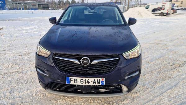 Zils Opel Grandland X 2018 Panevēža, ar dzinēja tilpumu 1.20 L un nobraukumu 157 tūkst. km par 8400 €, foto 2 vietnē AUTOMOTO.COM.LV