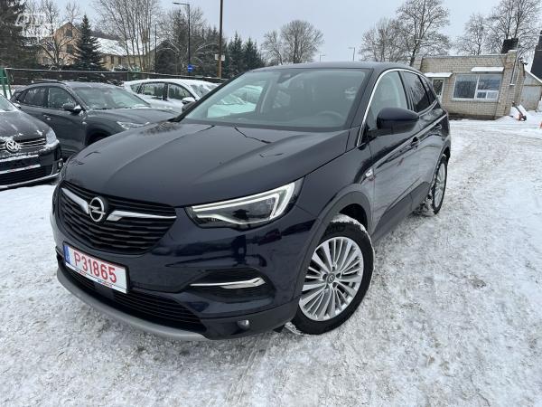Blue Opel Grandland X 2018 in Alytus, with an engine capacity of 1.60 L and mileage of 187 thousand km for 10900 €, photo 1 on AUTOMOTO.COM.LV