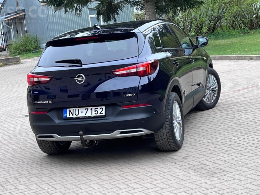 Синий Опель Grandland X 2018 в Рига, объемом двигателя 1.20 л и пробегом 214 тыс. км за 11950 €, фото 3 на AUTOMOTO.COM.LV
